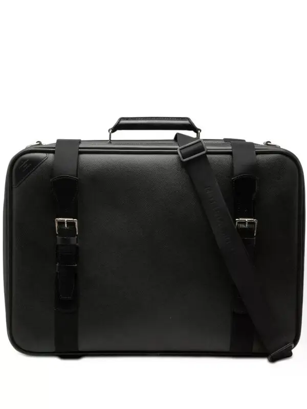 LOUIS VUITTON Taiga Leather Satellite 53 Luggage Travel Bag - Black