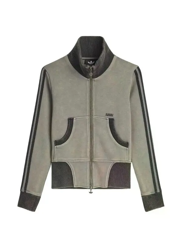 Adidas X Avavav Cropped Track Jacket - Grey