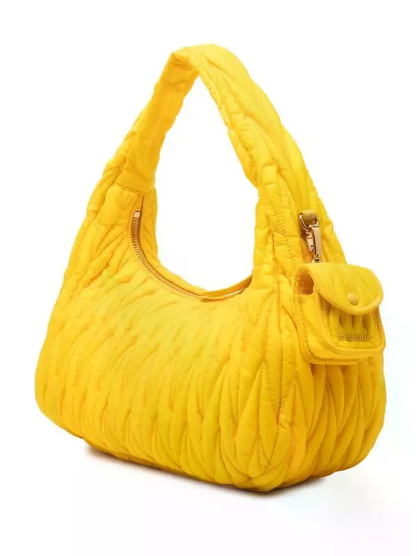 Miu Miu Matelassé Tessuto Wander Hobo Bag