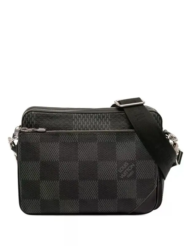 LOUIS VUITTON Damier Graphite 3d Trio Messenger Bag - Black