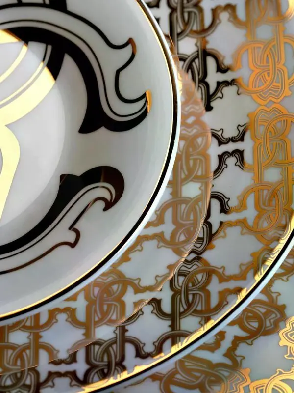 Roberto Cavalli Monogram Bread Plate