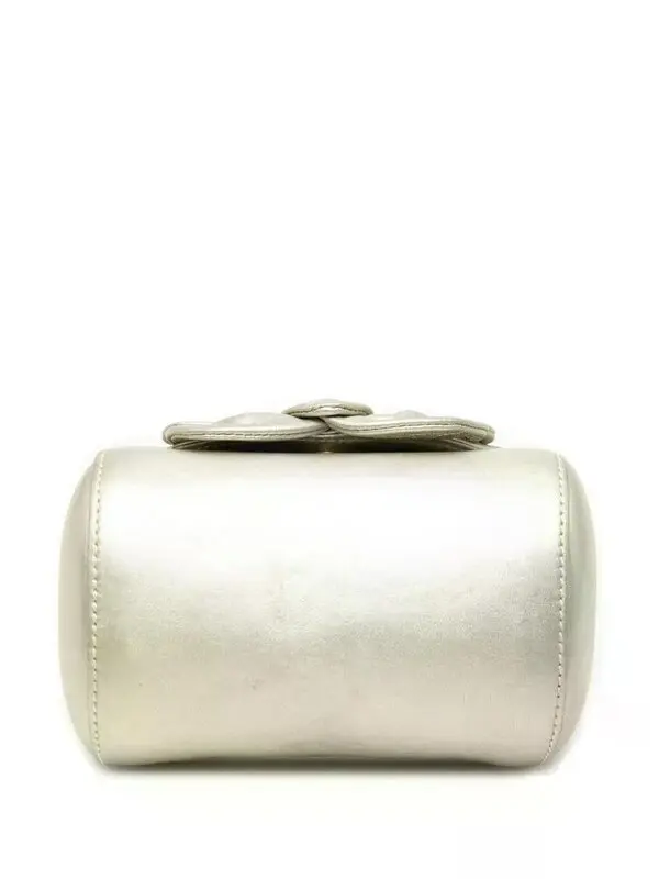Loewe Metallic Leather Anagram Flower Handbag