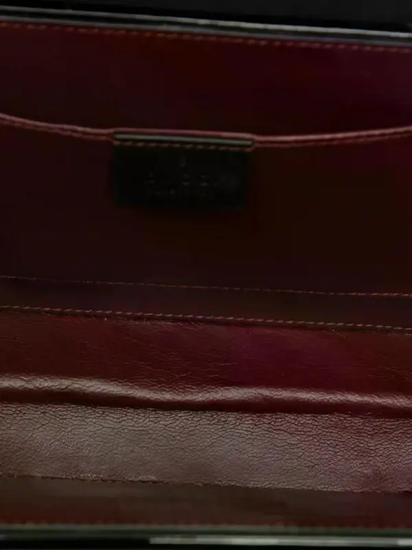 Gucci Sylvie 1969 Mini Patent Leather Top Handle Bag