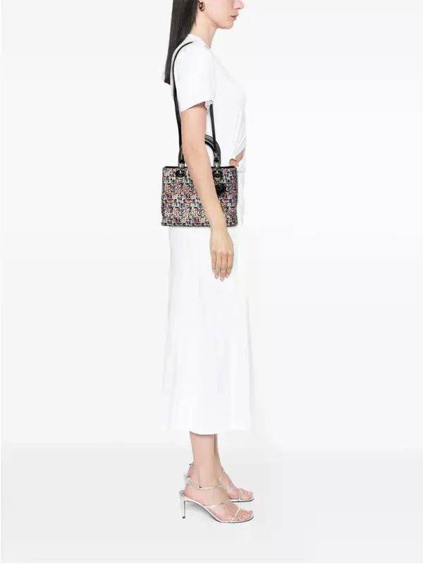 Dior Medium Lady Satchel - Black