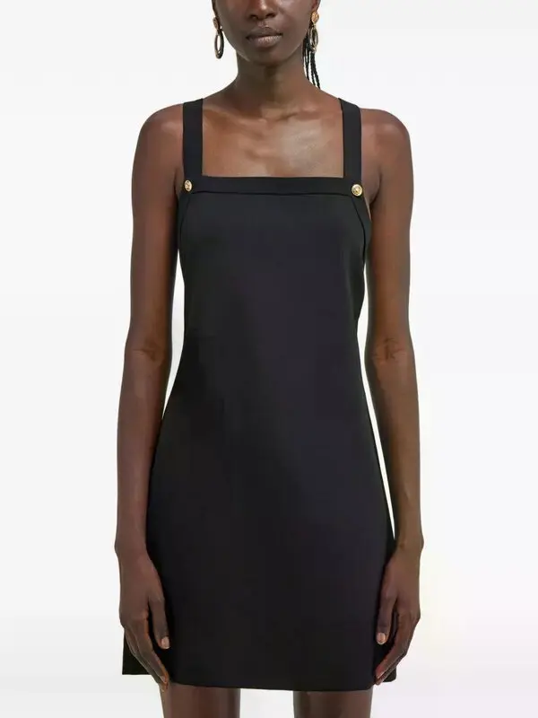 Roberto Cavalli Cross-back Mini Dress - Black