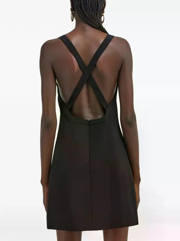 Roberto Cavalli Cross-back Mini Dress