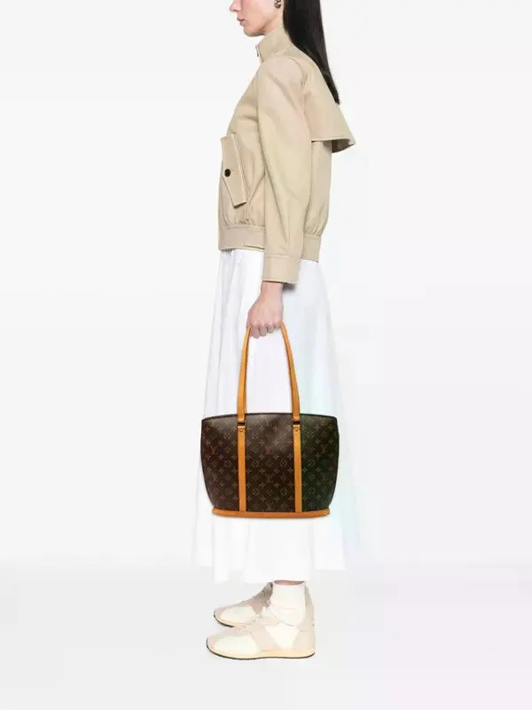 LOUIS VUITTON Monogram Babylone Tote Bag - Brown