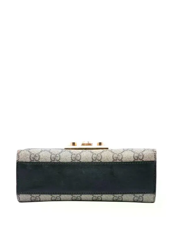 Gucci Small Gg Supreme Padlock Crossbody Bag
