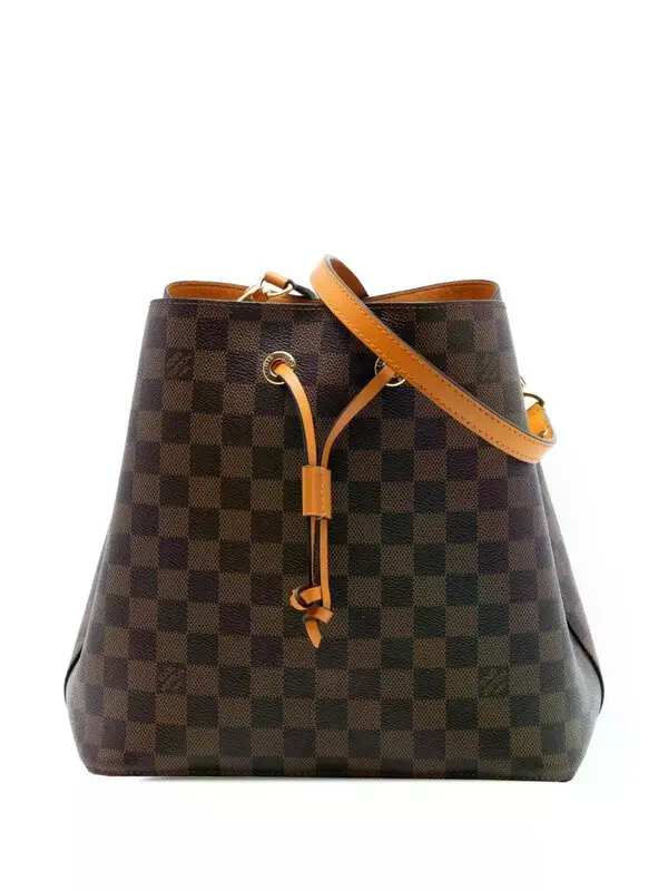 LOUIS VUITTON Damier Ebene Neonoe Mm Bucket Bag - Brown