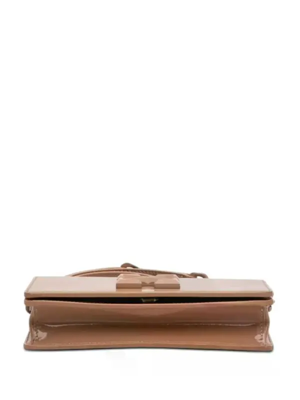 Off-White Patent Jitney Crossbody Bag