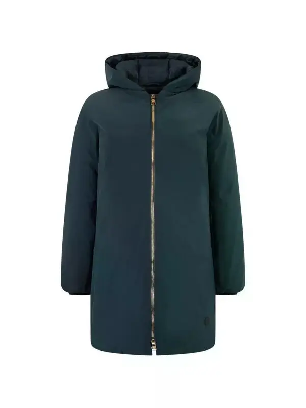 Roberto Cavalli Hooded Zip-up Coat