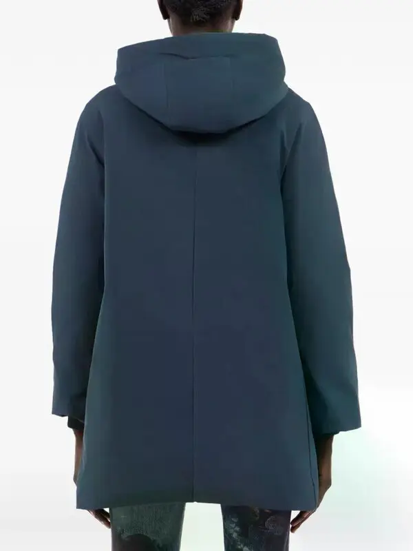 Roberto Cavalli Hooded Zip-up Coat