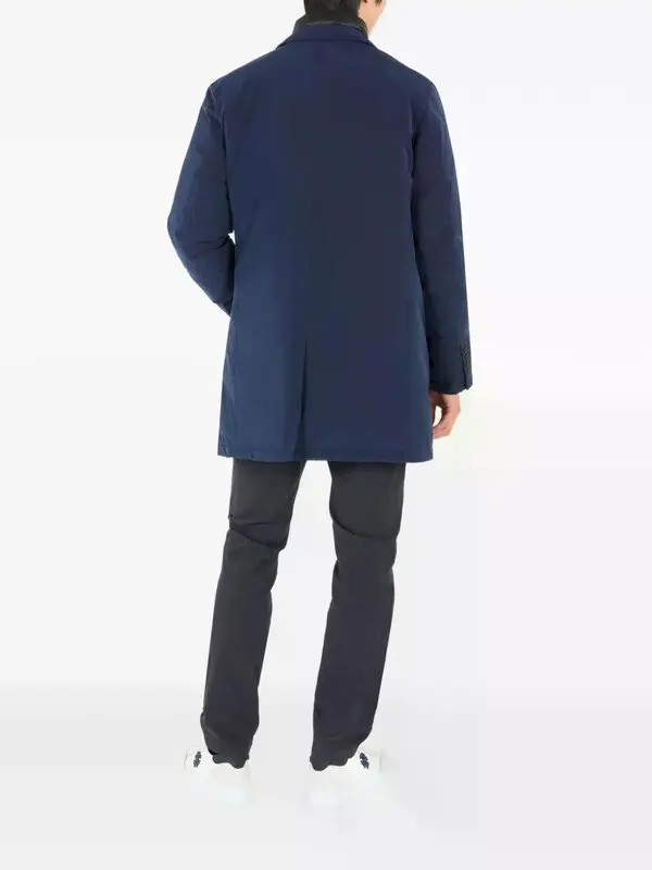 Roberto Cavalli Notched-lapel Layered Coat