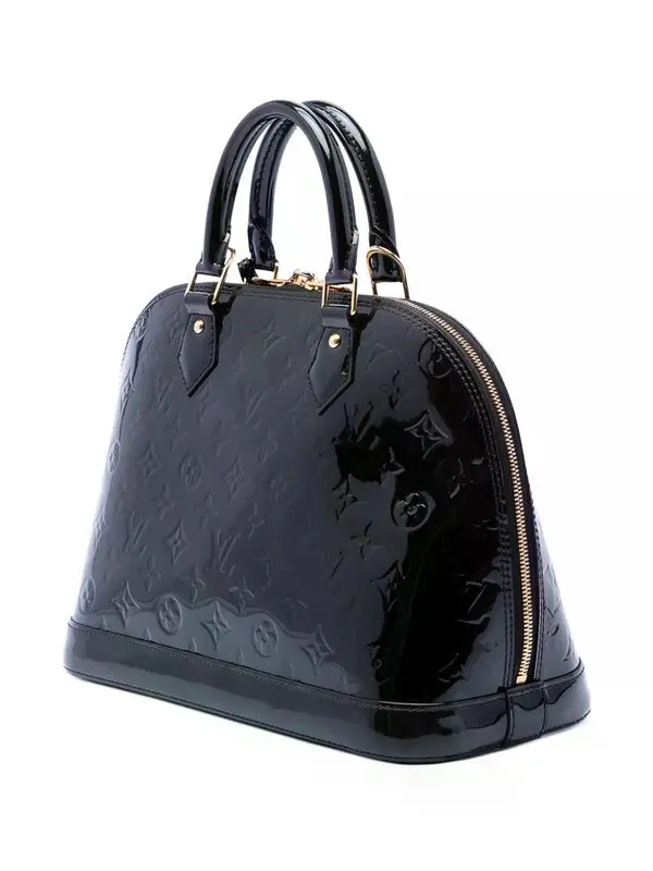 LOUIS VUITTON Monogram Vernis Alma Pm Satchel