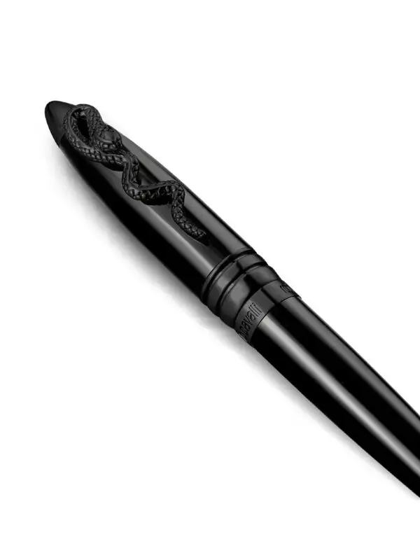 Roberto Cavalli Snake-motif Logo-engraved Pen