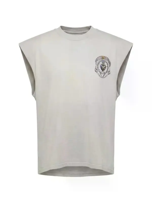 Ksubi Anguish Graphic-print Tank Top - Grey