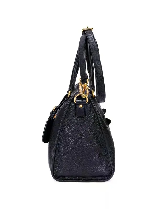 Prada Grained Leather Tote Bag
