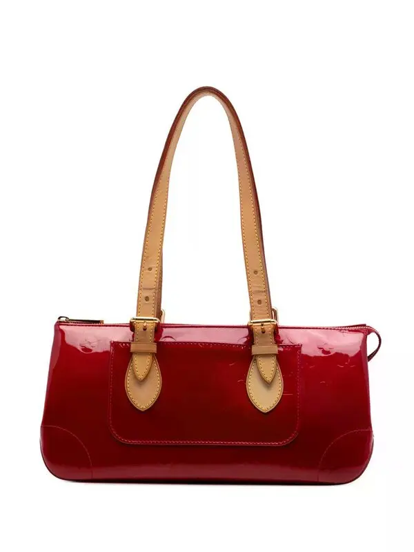 LOUIS VUITTON Monogram Vernis Rosewood Avenue Shoulder Bag - Red