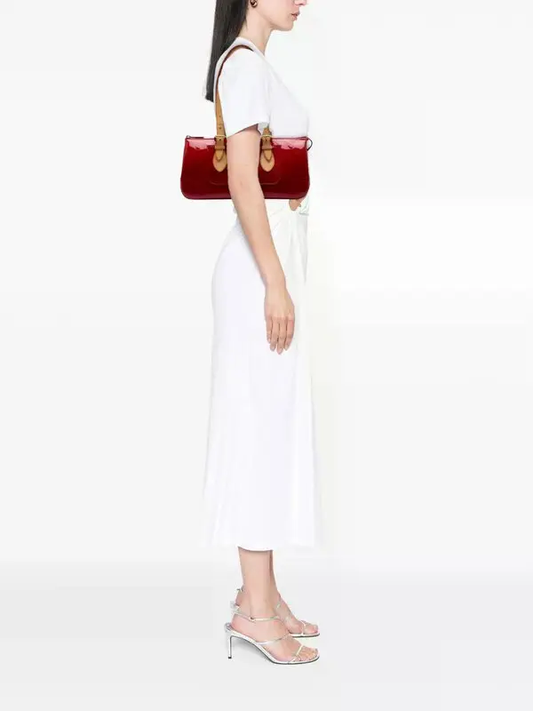 LOUIS VUITTON Monogram Vernis Rosewood Avenue Shoulder Bag - Red