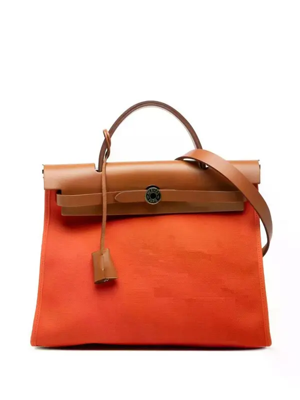 Hermès Toile Herbag Zip 31 Satchel