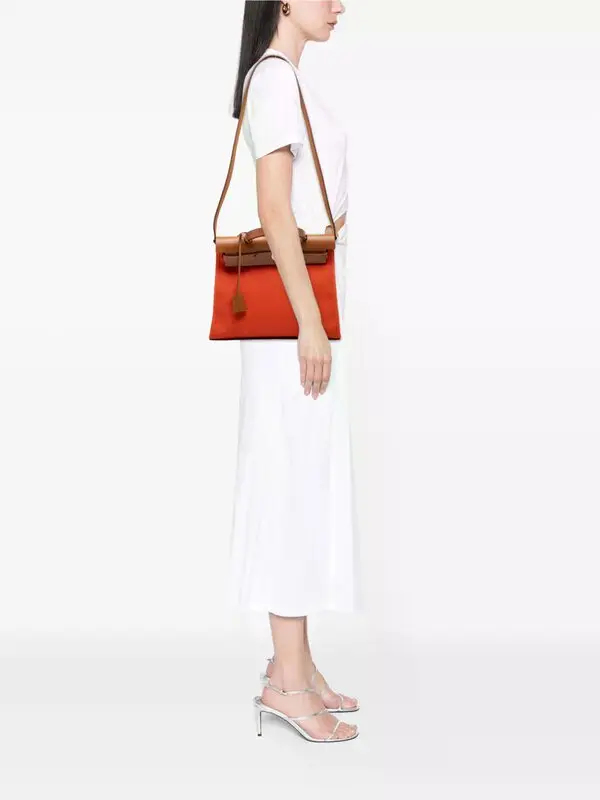 Hermès Toile Herbag Zip 31 Satchel