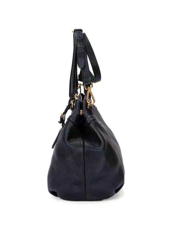 Prada Logo-plaque Tote Bag