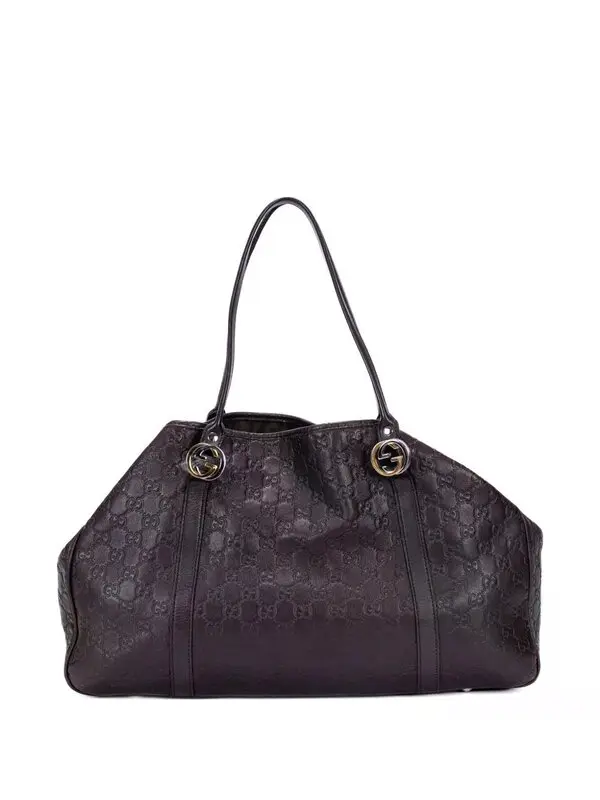 Gucci Sukey Sissima Shoulder Bag - Brown