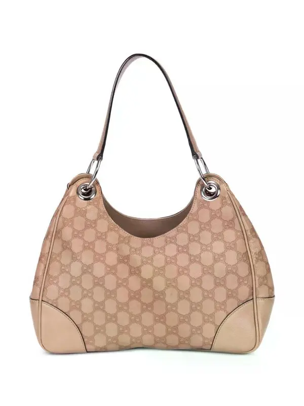 Gucci Leather Shoulder Bag - Neutrals