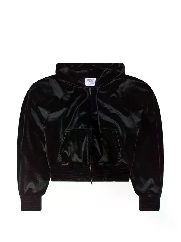 Vetements Zip-up Hoodie - Black