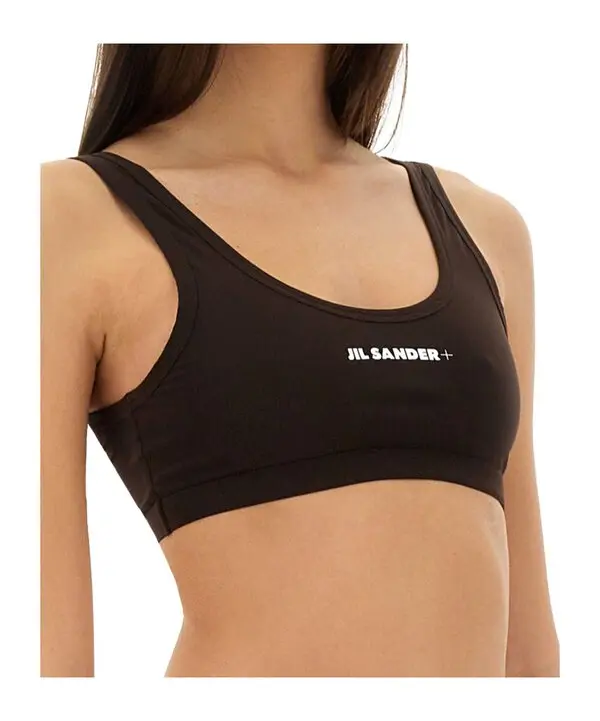 JIL SANDER Logo Sports Bra And Bikini Bottom