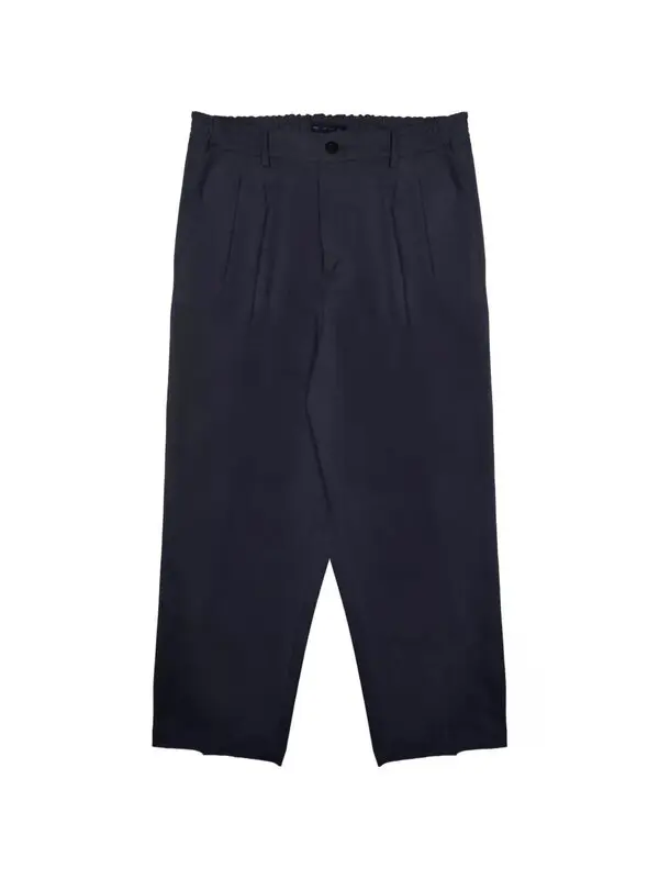LOW BRAND Pleated Elasticated-waistband Trousers