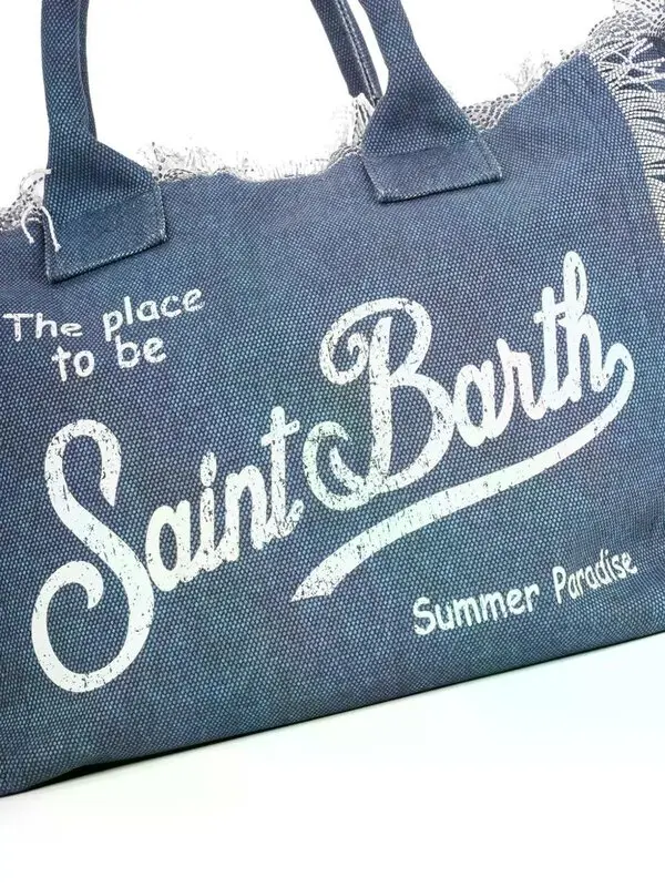MC2 SAINT BARTH Logo-print Tote Bag