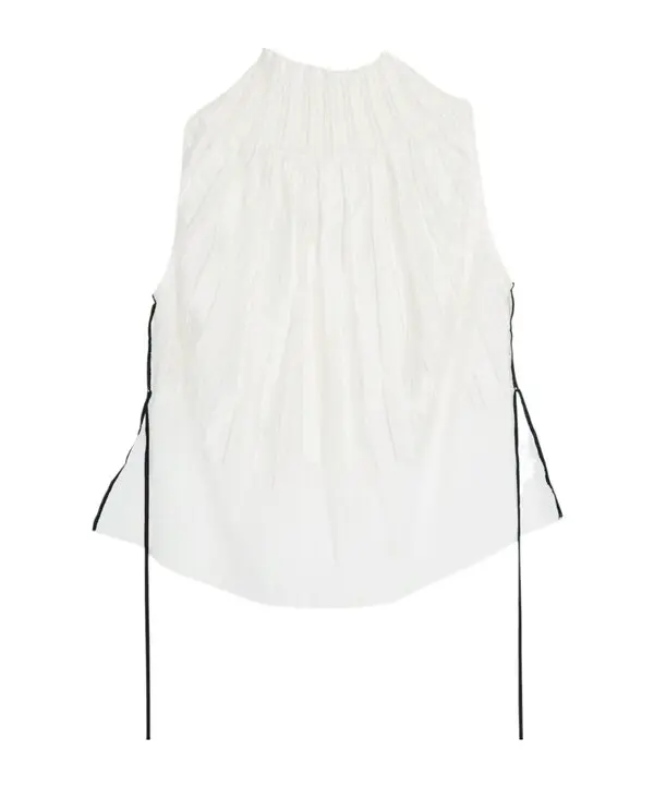 Paloma Wool Lace-up Vest - White