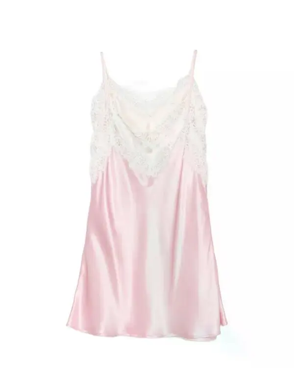 Viktor & Rolf Layered Lace-trim Mini Dress