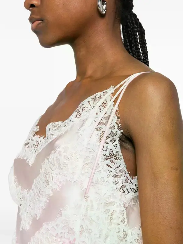 Viktor & Rolf Layered Lace-trim Mini Dress