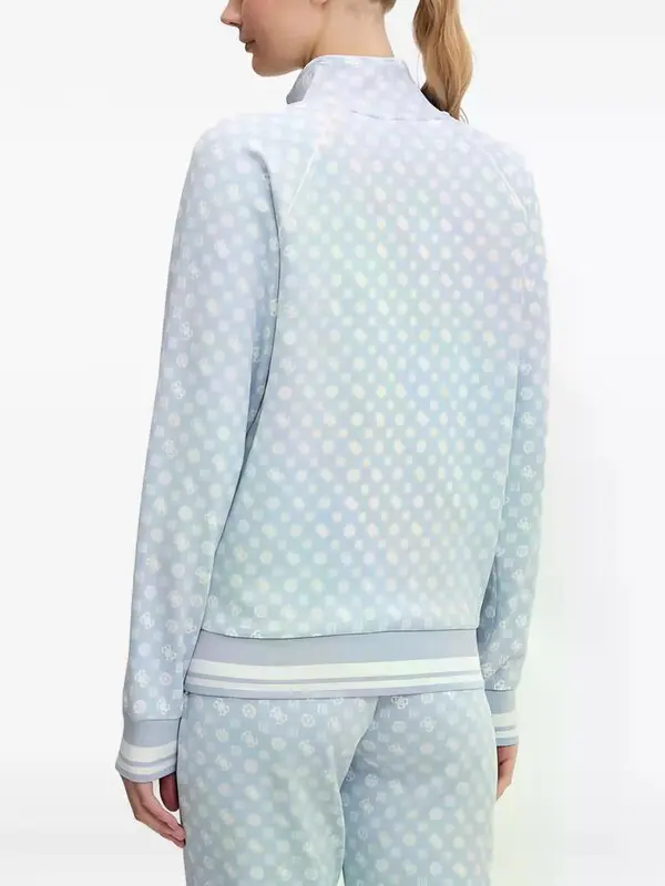 Guess Light Patterned Zip-up Sweatshirt