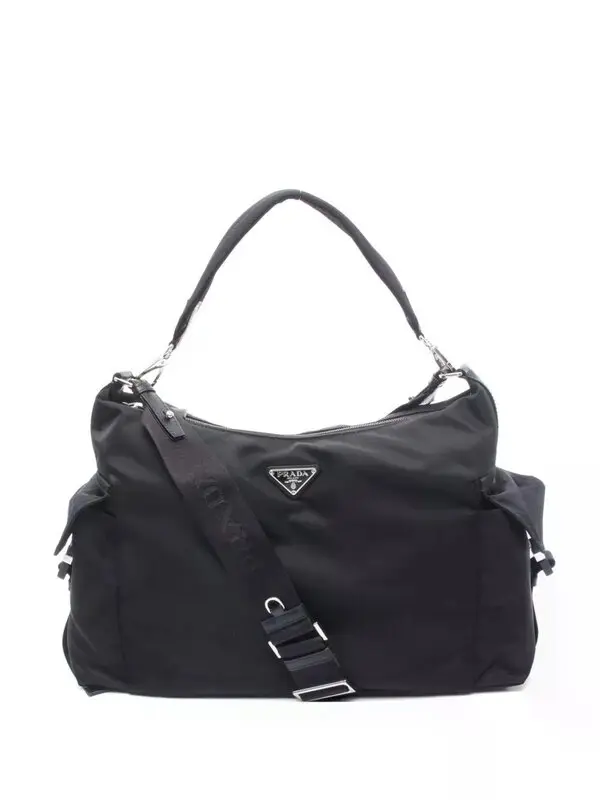 Prada Re-nylon Explorer Shoulder Bag - Black