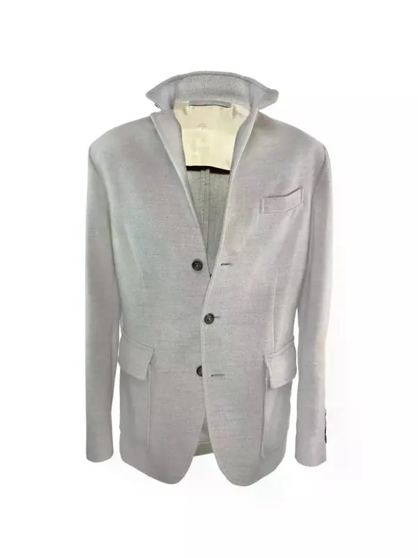 Eleventy Button-front Cashmere Coat