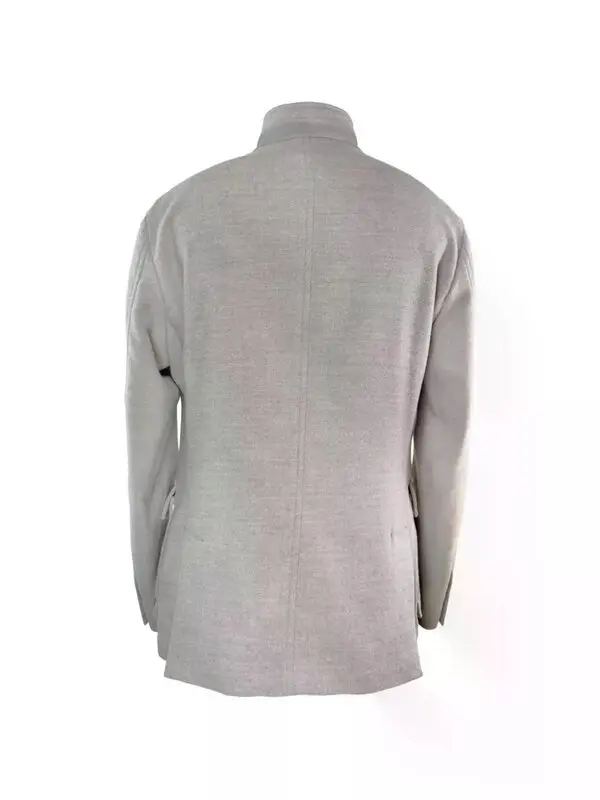 Eleventy Button-front Cashmere Coat