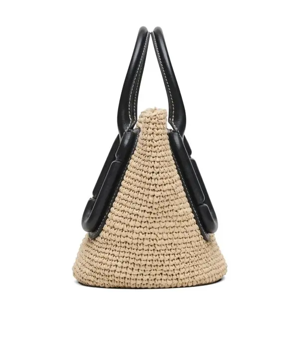 Marc Jacobs Babe Small Tote In Woven - Black