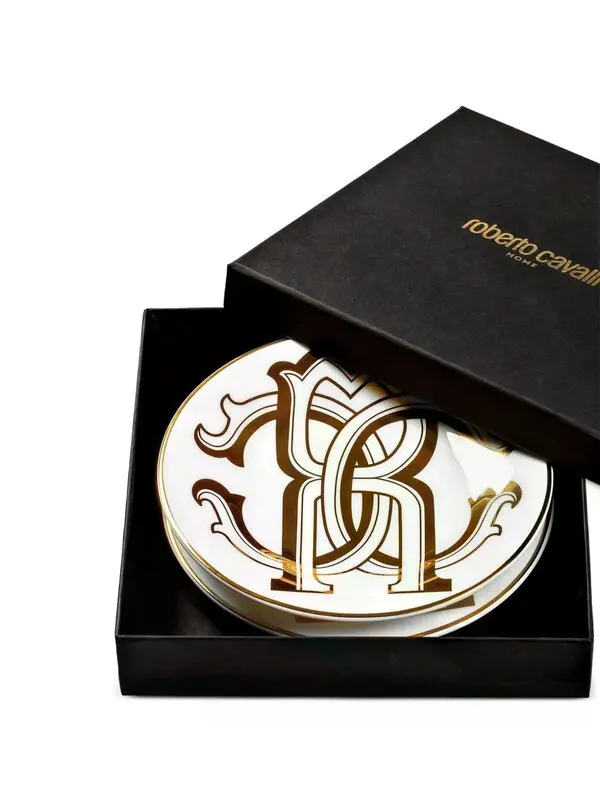 Roberto Cavalli Monogram Bread Plate