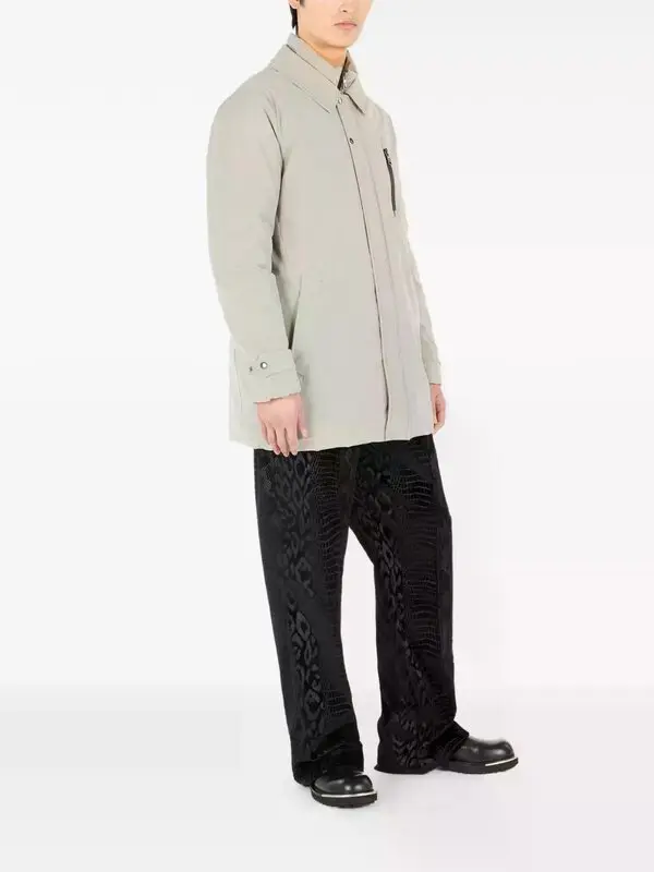Roberto Cavalli Notched Lapels Padded Coat