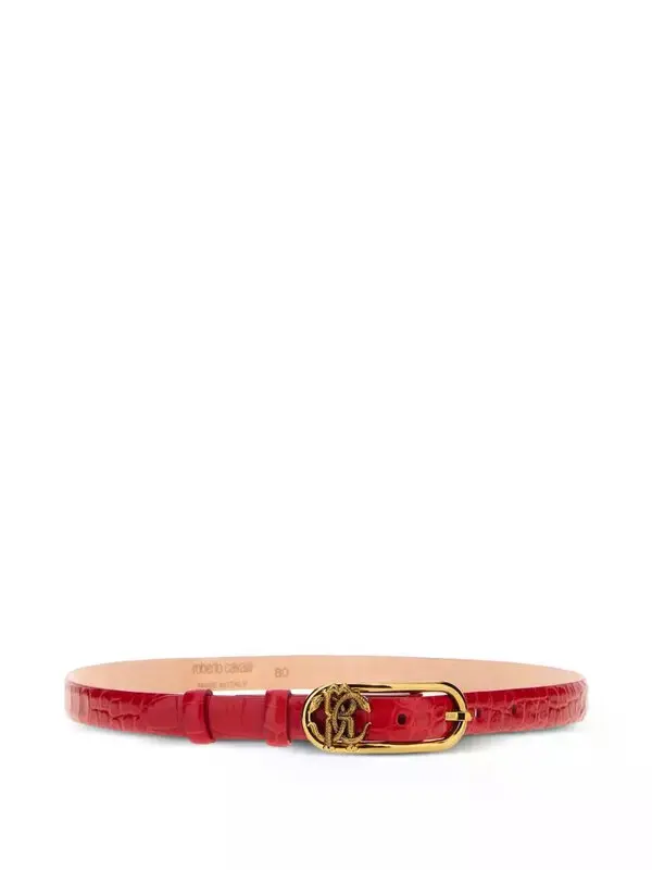 Roberto Cavalli Rc Monogram Belt - Red