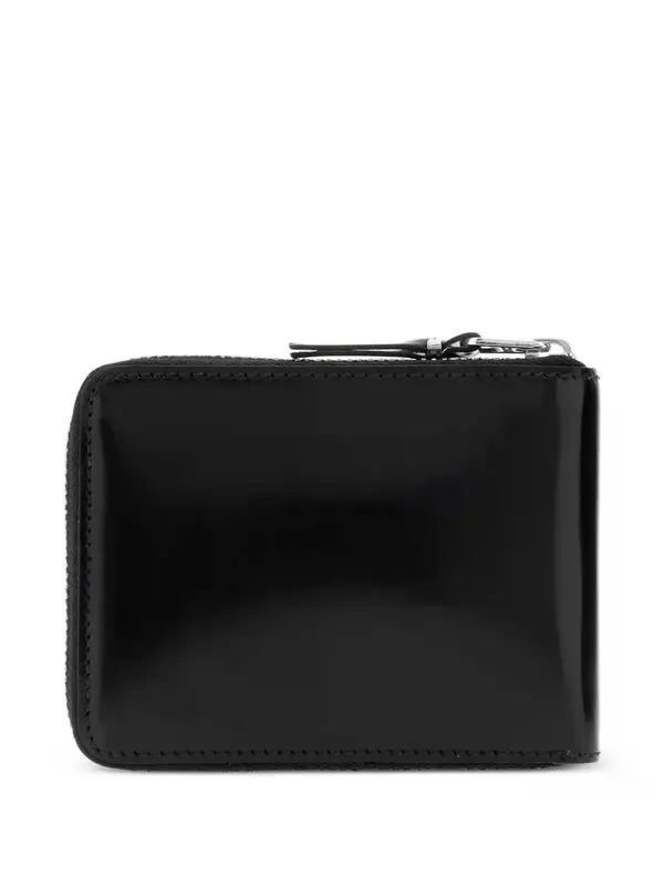 Comme Des Garçons Polished Leather Wallet - Black