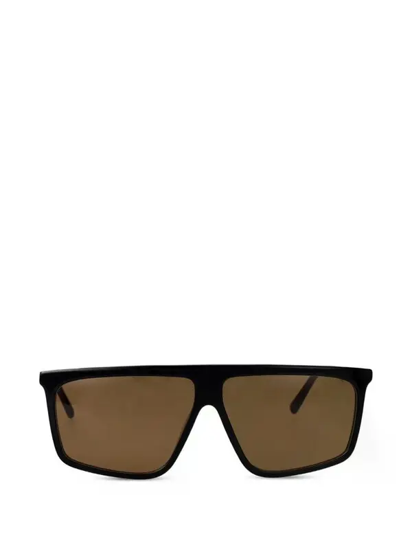Karl Lagerfeld Navigator Geometric-frame Sunglasses - Black