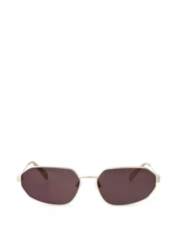 Calvin Klein Geometric Frame Sunglasses - Neutrals