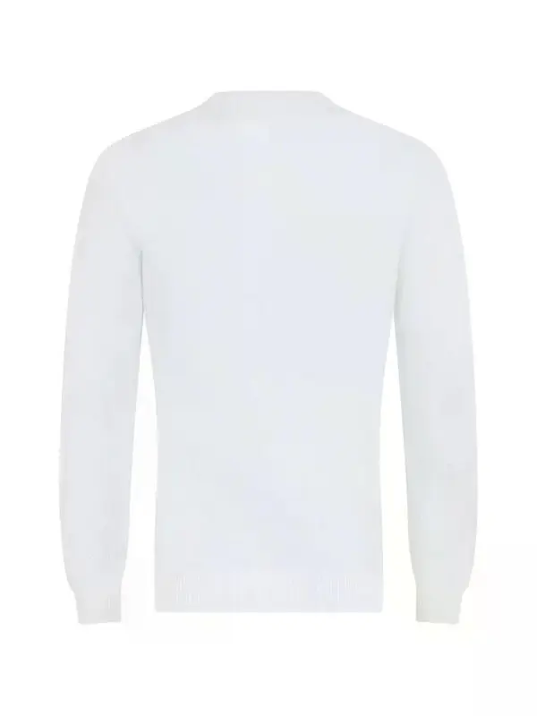 Fedeli Long-sleeved Cotton Sweater