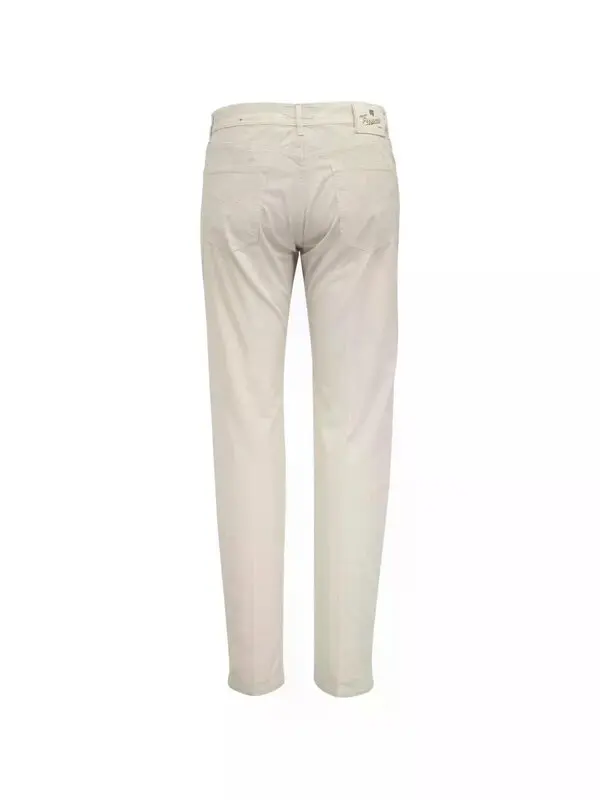 Marco Pescarolo Slim-fit Five-pocket Trousers - Neutrals