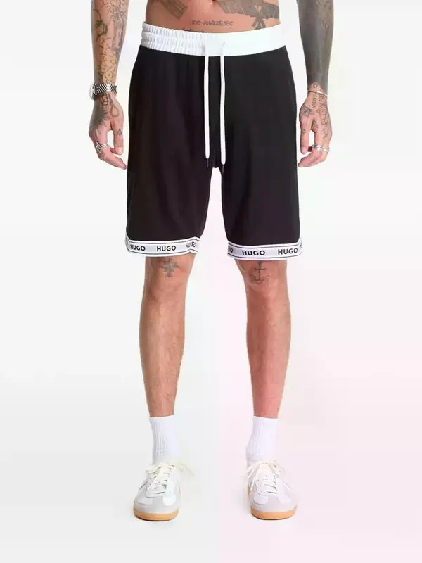 Hugo Logo-trim Drawstring Shorts