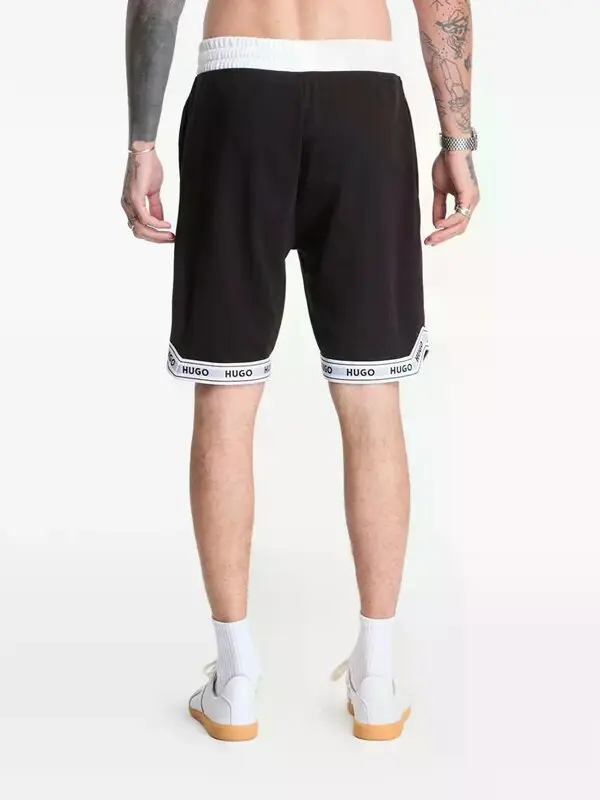 Hugo Logo-trim Drawstring Shorts